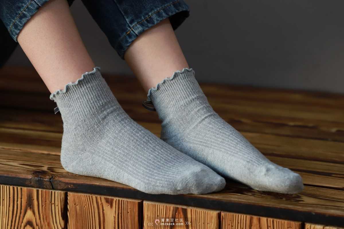 MZSOCK爱美足 No017 落落Vans 灰色棉袜 86P - 库里丝